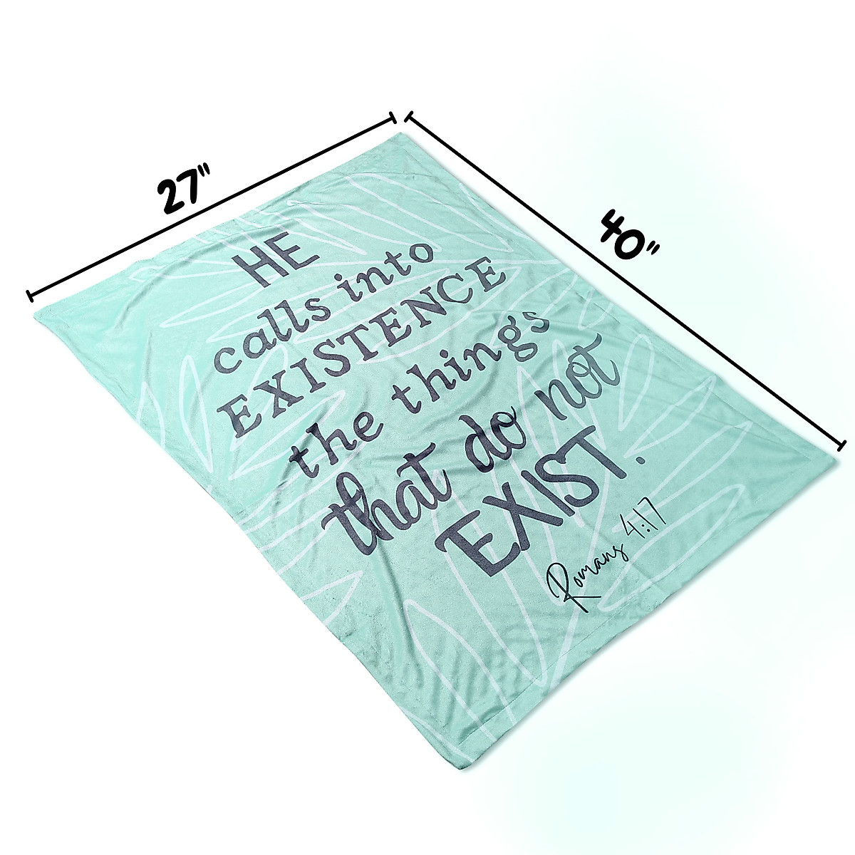 Mr. Pen- Baby Blanket with Bible Verse, 27 X 40 Inch, Unisex, Bible Quote Blanket, Plush Baby Blankets, Soft Baby Blankets, Newborn Blanket, Blanket Baby, Bible Verse Blanket