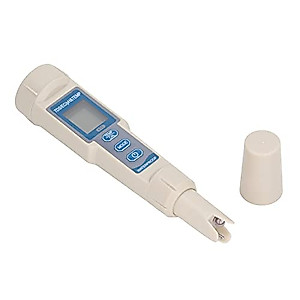 PH Meter, Ergonomic Large Display Screen Easy to Carry Smart Water Quality Tester Waterproof 4 in 1 for Aquaculture for Fish Hatchery