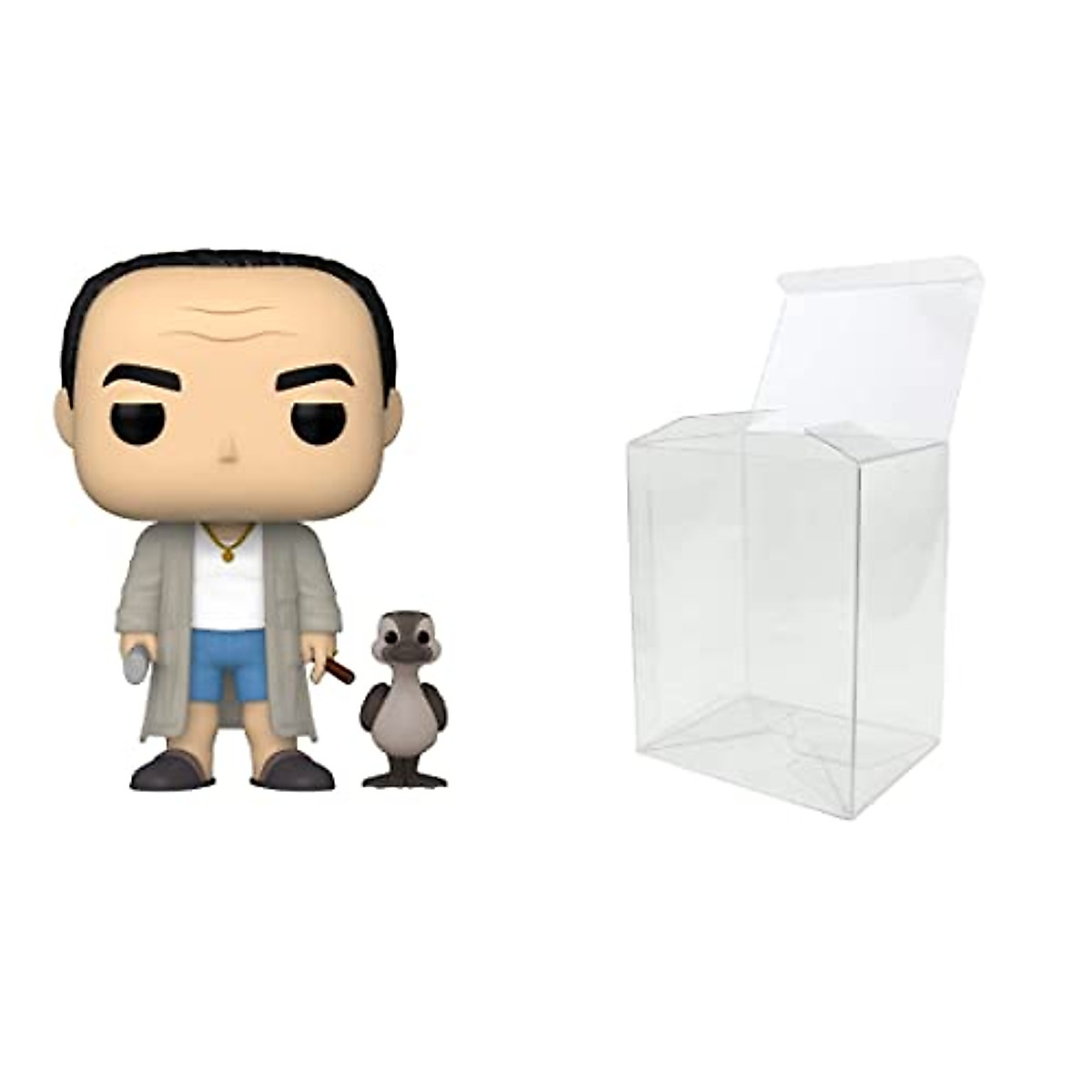 Funko The Sopranos Tony Soprano with Duck Pop Exclusive Bundled with Pop Protector 1295