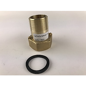 DAE C-75NL 1pcs 3/4" NonLead Water Meter Coupling, 3/4" Male NPT, 1" Female NPSM