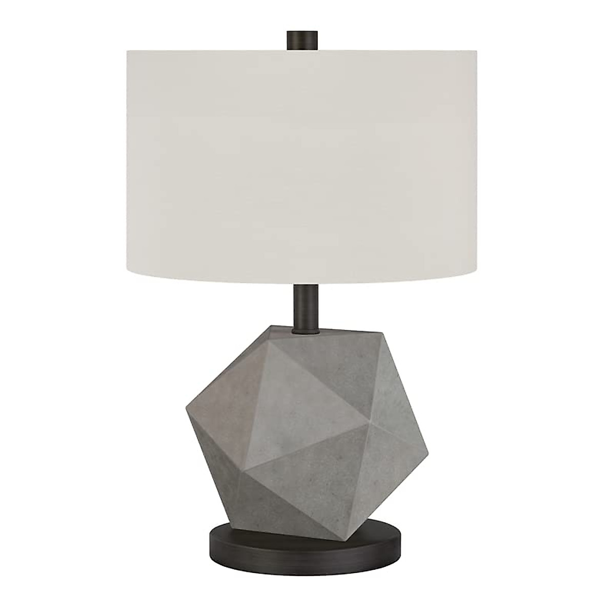 Henn&Hart Concrete Geometric Lamp, One Size