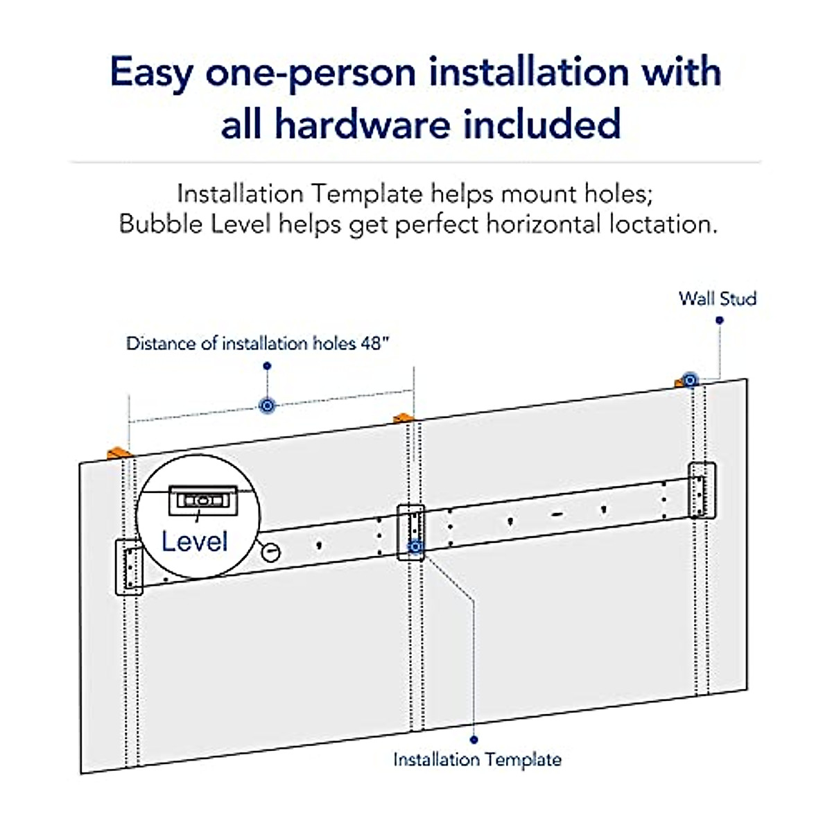 FLEXIMOUNTS 2-Pack 2x4ft Bike Storage Rack Garage Wall Shelves, 24-inch-by-48-inch, White