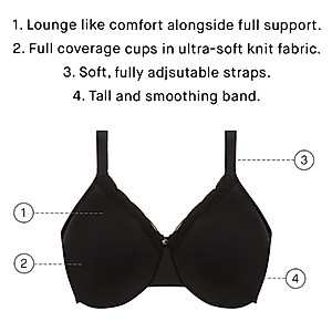 Chantelle Women's C Comfort Full Coverage Molded Bra, Ultra Nude, 40G (40DDDD)