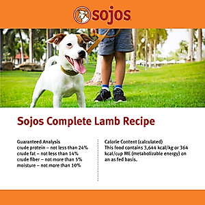 Sojos Complete Lamb Recipe Dehydrated Dog Food, 7 lb