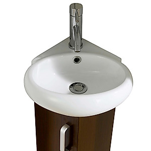 Fine Fixtures Milan Matte Vanity with Vitreous China Sink (Wenge)