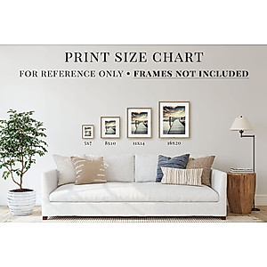 Lisa Russo Fine Art - Nature Wall Art - Botanical Flower Wall Decor Pictures - Shabby Chic Style - Set of 4 - Not Framed - Ivory, Tan, Beige (4 SMALL 5x7 Prints Only)