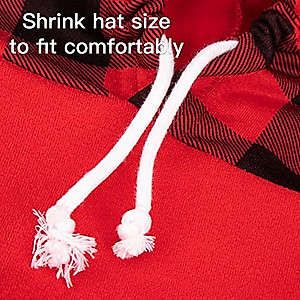 PUPTECK Christmas Dog Hoodie Pet Clothes Sweaters with Hat Hooded Winter Coat