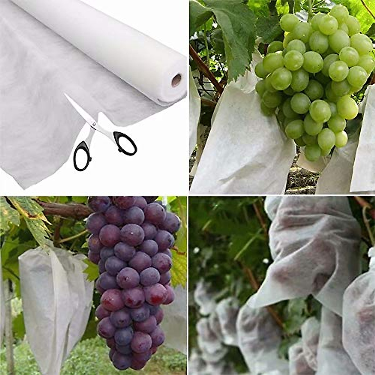 Agfabric Plant Covers Freeze Protection Frost Blankets for Plants 5'x25' 0.9oz Floating Row Cover Garden Plant Cover Freeze Cloths for Plants Winter Frost Pests Protection,White