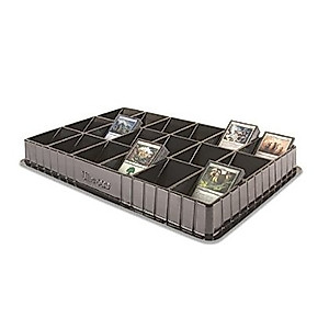 Ultra Pro Trading Card Sorting & Dealer Tray (18 Slot), Black