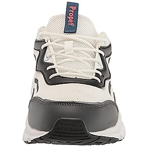 Propét Women's Stability Marvel Sneaker, Red/Charcoal, 8.5 US