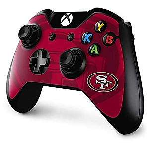 Skinit Decal Gaming Skin Compatible with Xbox One Controller - Officially Licensed NFL San Francisco 49ers Double Vision Design