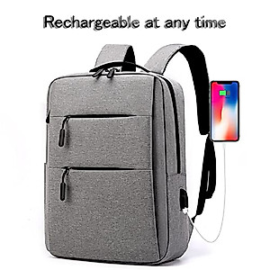 Laptop Backpack Business Slim Durable with USB Port Water Resistant Backpack for Women Men Fits 15.6 Inch School Computer Bag
