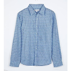 3-Pack: Mens Long Sleeve Button Up Down Shirt for Men Dress Shirts Slim Casual Plaid Clothing Clothes Pocket Cotton Collar Summer Outfit Fashion Top Tees Tshirt Lounge Camisa para Hombre - Set 3, XL