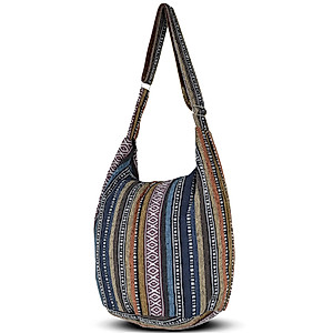 Your Cozy Sling Purse Hippie Bags For Women Crossbody Bag Thai Top Handmade Shoulder Bag with Adjustable Strap Tribe-04