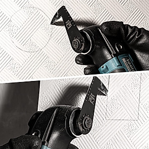 toolant HCS Oscillating Saw Blades for Drywall Cutting 2PCS, 2-in-1 Mutitool Drywall Blades with Quick Release Design