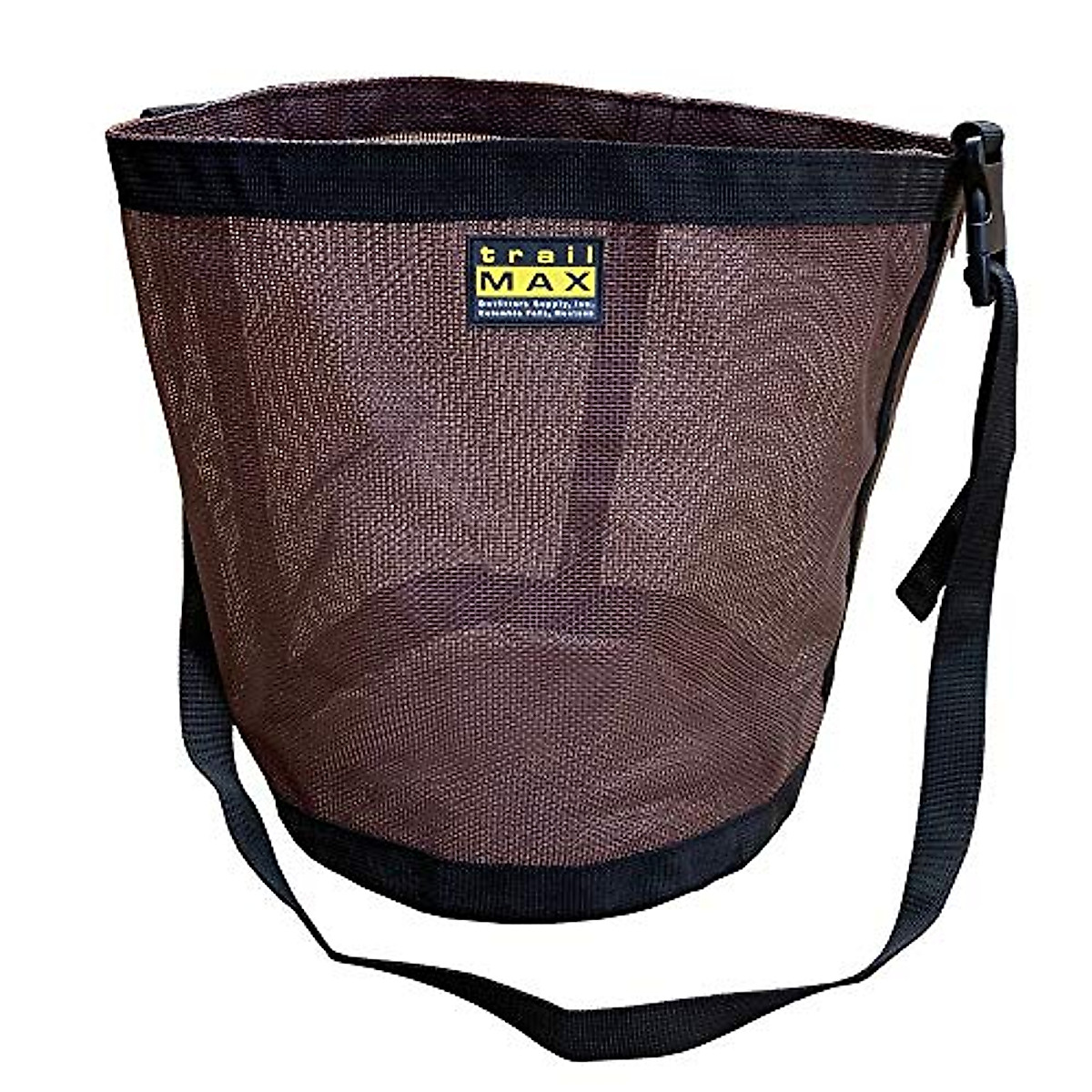 TrailMax Heavy Duty Mesh Feed Bag for Horses and Mules; Mesh Feeder for Horses; Mesh Horse Feed Bag; Reinforced Bottom & Stitching for Durability, No Exposed Edges