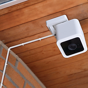 2-Pack 30ft Power Extension Cable Compatible with Wyze Cam v4,Wyze Cam Pan v3,Wyze OG,Wyze Cam v3 and v3 Pro Security Cameras - 9m Long Flat USB Male to Female Charging Cord, White