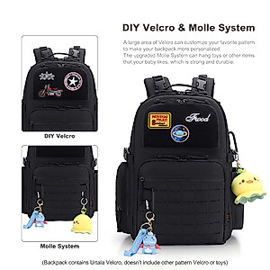 Baby Diaper Bag Backpack, Baby Bags for Boys Girls, Large Diaper Changing Backpack for Mom Dad, Durable Waterproof Maternity Hospital Nappy Bag with Stroller Straps for Men Women