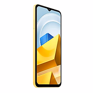 Xiaomi Poco M5 4G LTE GSM (128GB + 6GB) 50MP Triple Camera 6.58" Octa Core (Only Tmobile Mint Tello USA Market) Global Unlocked + (w/Fast 51w Car Charger) (Yellow (Global Version))