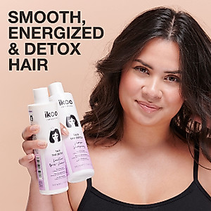 ikoo Talk The Detox Conditioner For Excessively Dry or Damaged Hair, Deeply Hydates, Made with Aloe Vera, Green Tea Extract & Caffeine, Cruelty Free, Vegan, Paraben Free, Travel Size - 3.4 Fl Oz