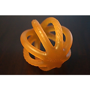 Calmies Teether for Babies Without BPA, 100 Percent Natural Rubber Toy for Infants, Plant Based, No Parabens, No PVC, and No Phthalates, Unscented