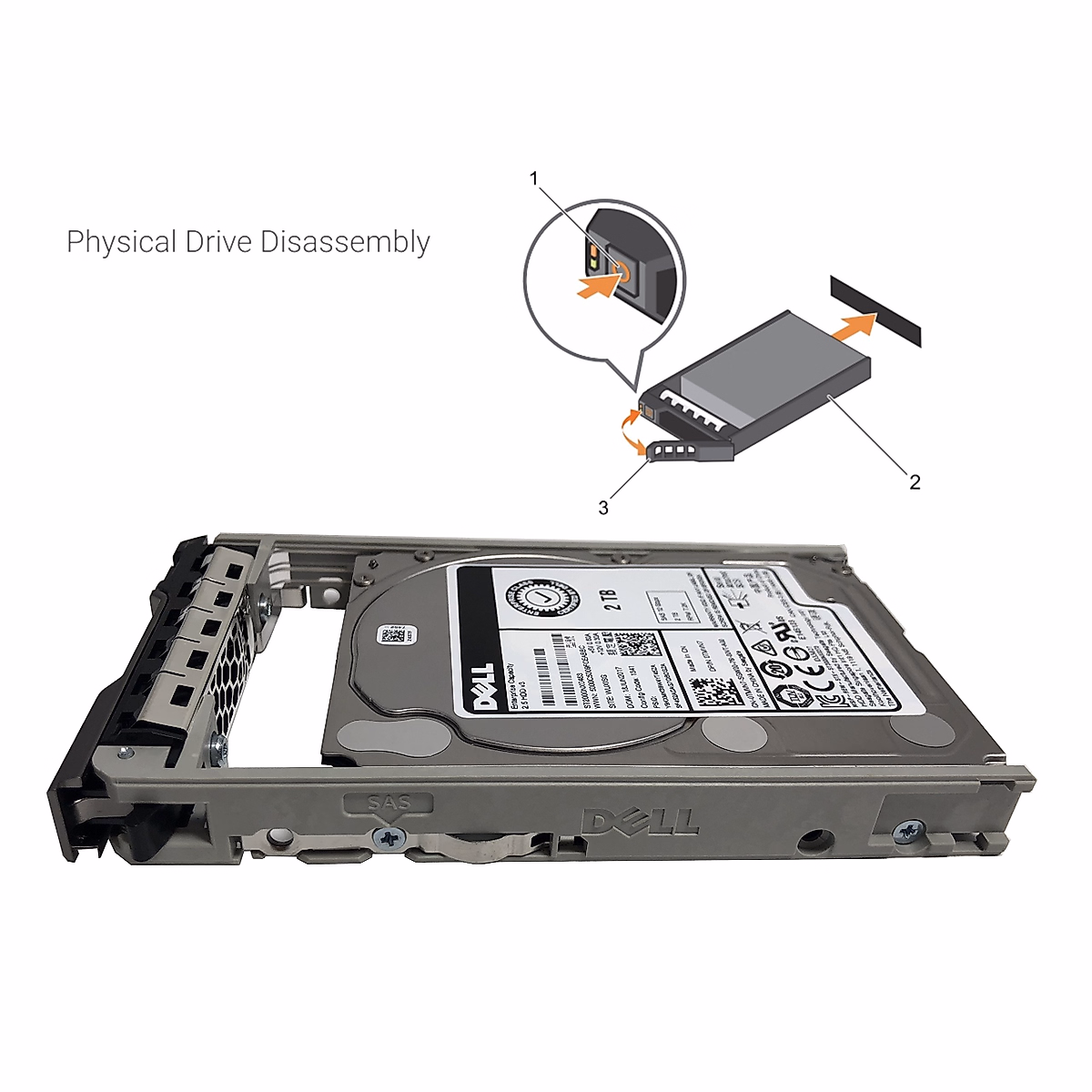 6N9HJ Dell - Dell 2TB 7200 RPM 128MB Cache | NL-SAS 12Gb/s | 512n | 2.5" inch | Hot-Plug Hard Drive Cus-Kit