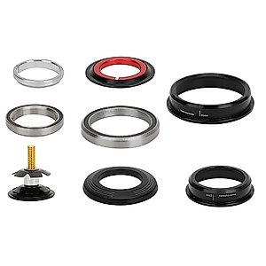 MTB Headset,CNC ZS44/ZS56 Aluminium Alloy Bike Double Purpose External Taper Headset Bearing for ycle Bike Headset Ycle Taper Bearin Headset