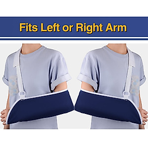 Ultrassist Arm Sling for Shoulder, Elbow, Wrist Injuries, Arm Sling Suitable for Teenagers with Lightweight and Breathable - Small Size