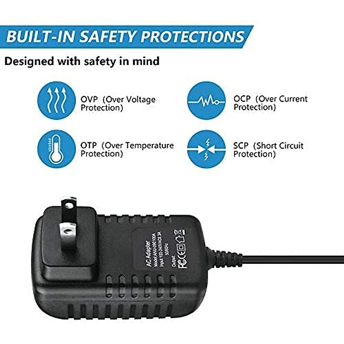 SSSR Barrel Tip AC Adapter for Hitachi Digital 8 Hi8 8mm Video Camcorder VHSC Camera VM-D865 VM-D865LA VM-D965 VM-D965LA VM-D873LA VM-D875LA VM-D975LA