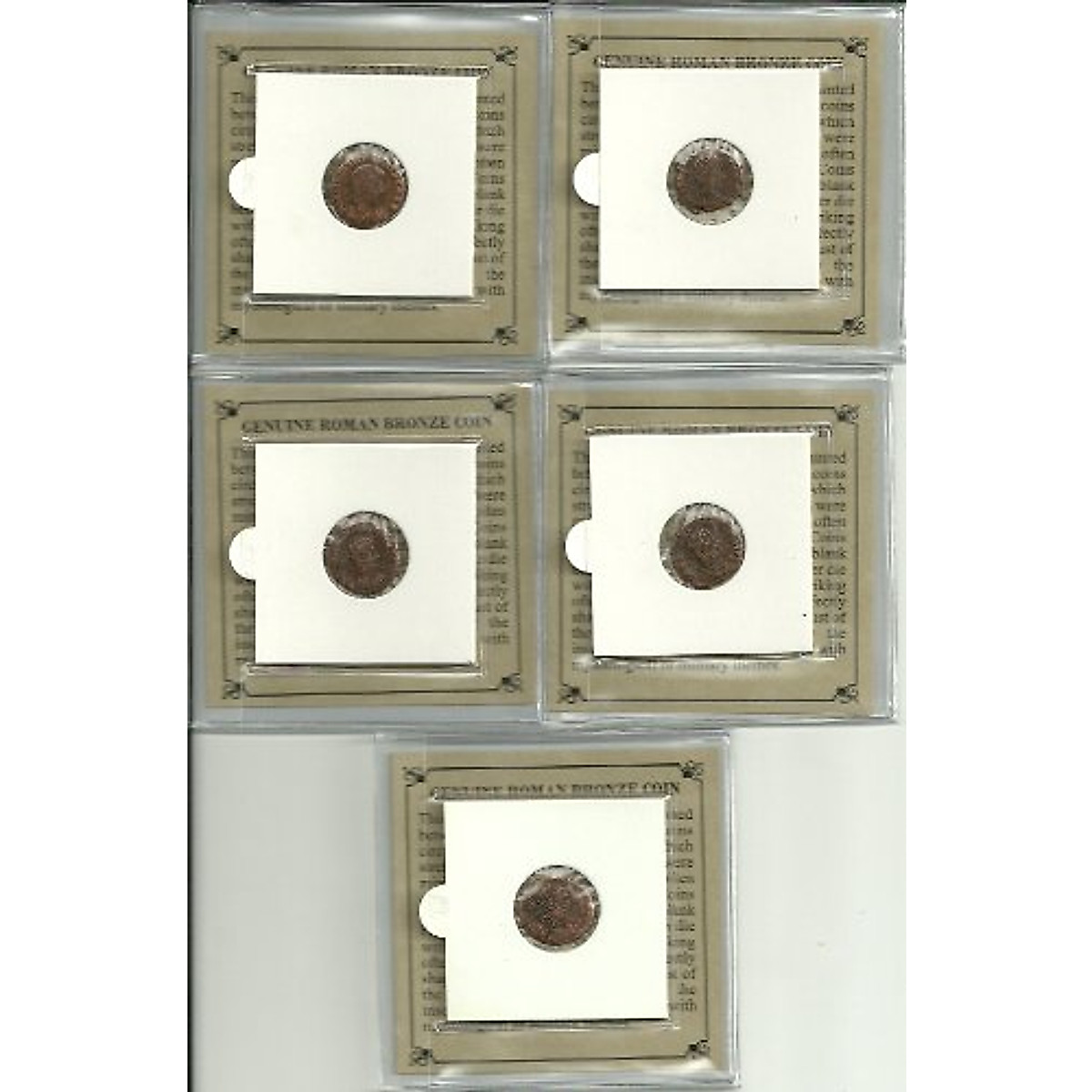 ONE - AUTHENTIC ANCIENT ROMAN Bronze COIN. 1700 Years Old. VARIOUS QUALITY