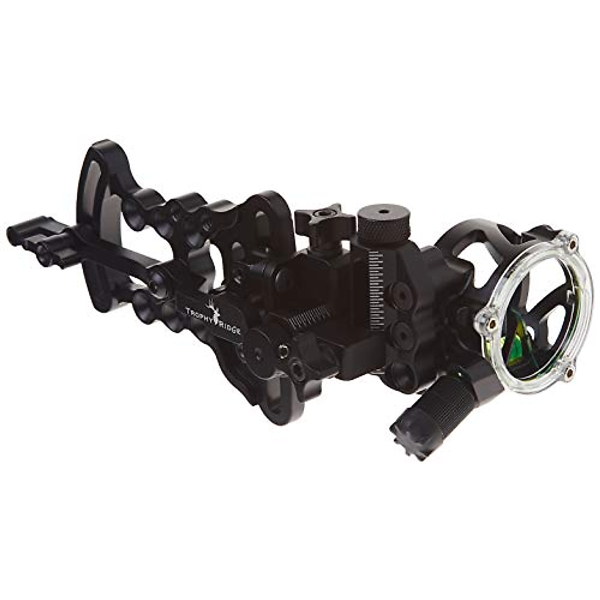 Trophy Ridge Alpha Slide Archery Bow Sight - A-Shaped .019” Single Pin Sight for Unbeatable Visibility, Right Hand