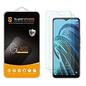 Supershieldz (2 Pack) Designed for TCL 30 XE 5G Tempered Glass Screen Protector, Anti Scratch, Bubble Free