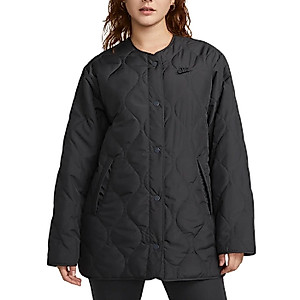 Nike Sportswear Women's Sports Utility Jacket (Large, Grey)