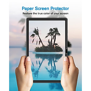 MOBDIK [2 PACK Paper Screen Protector Compatible with Samsung Galaxy Tab A8 10.5 Inch 2021, Anti Glare/Scratch Resistant Matte Film with Easy Installation Kit