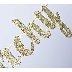 Smash The Patriarchy Banner Bunting Sign for Feminist Girl Power Party Decorations Women's Rights Decor Girl Power Props Gold Glitter