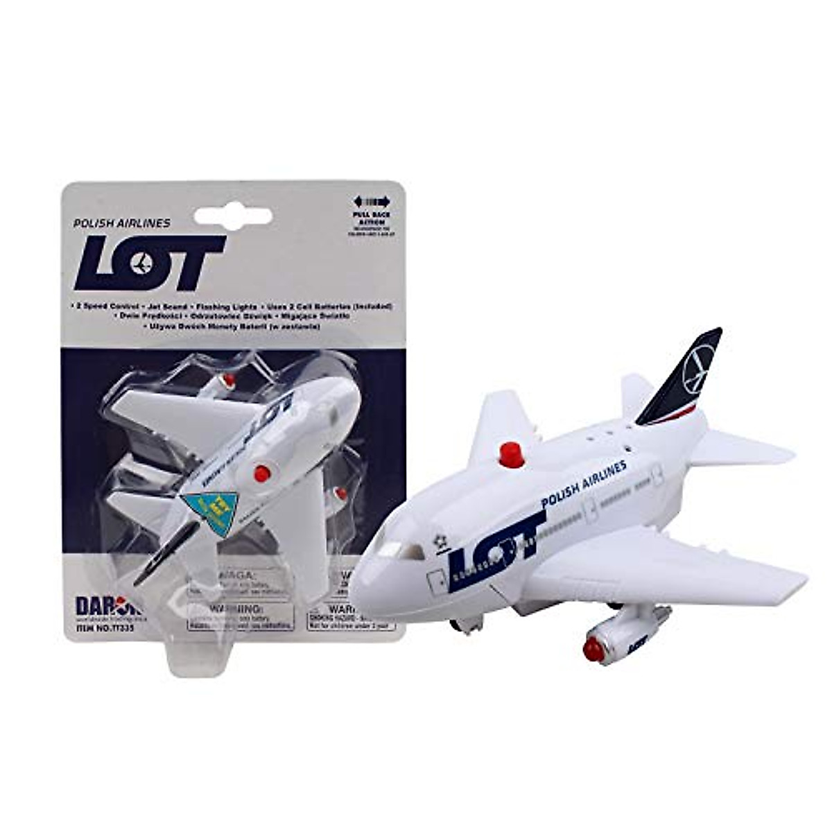 Daron Lot Pullback Plane W/Lights & Sounds TT335