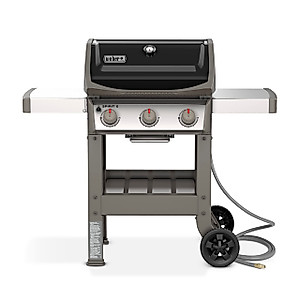 Weber Spirit II E-310 3-Burner Natural Gas Grill, Black