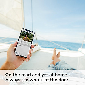 DoorBird IP Video Door Station D1101V Surface-Mount, Stainless Steel V2A, Brushed, Surface-mounting POE Video Doorbell