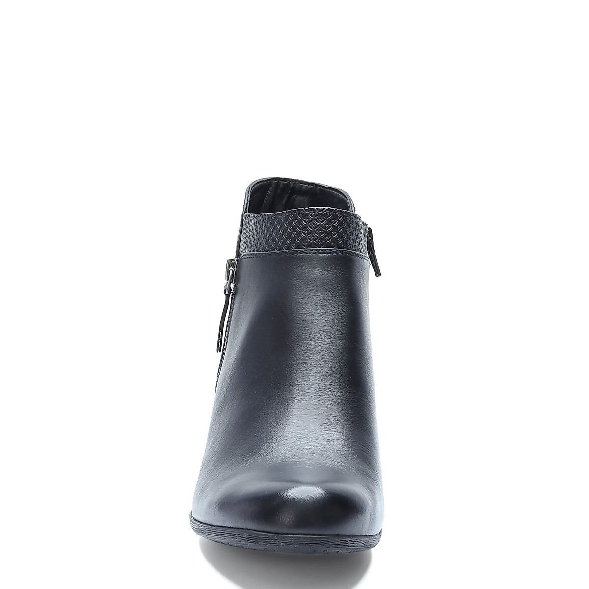 Rockport Women's Carly Bootie Ankle Boot, Black Leather, 7.5 M US