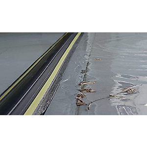 2" High Garage Door Flood Barrier Threshold Kit ‘GARADAM’ (10'3") | Flexible PVC | Complete Kit Includes 2 Adhesives | GaraDry