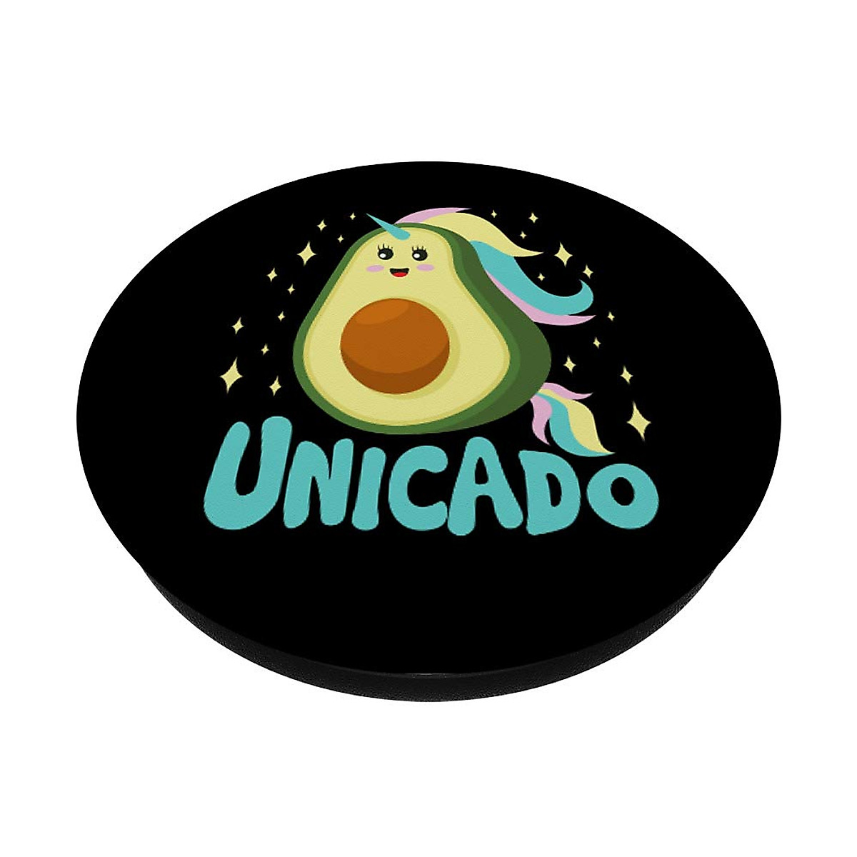 Uni Cado Unicorn Avocado Unicado Gift PopSockets PopGrip: Swappable Grip for Phones & Tablets