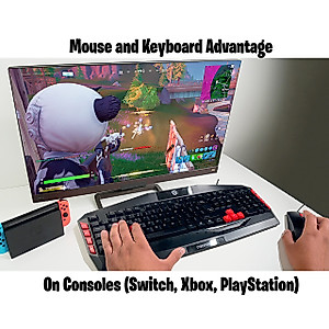 Keyboard and Mouse Converter Adapter for Nintendo Switch, Switch LITE, Series X/S, Xbox One, PS4 and PS3, Connect Keyboard and Mouse to Your Console