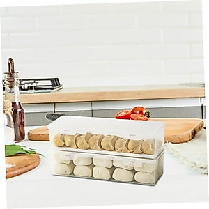 GREENADSCAPE Food Storage Containers Dividers Pasta Food Storage Box Sealing Food Boxes for Refrigerator