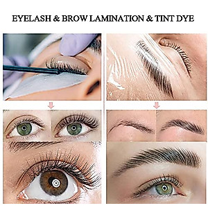 Brow Lamination Kit 4 in 1 | Black, SUNSENT Lash Lift Kit Eyelash Lift Kit, Instant Eyelash and Eyebrow Quick Perm Lift For Eyelash Growth 12-weeks Long Lasting, KERATIN Safe Use for Home Salon