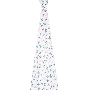 aden + anais Essentials Swaddle Blanket, Muslin Blankets for Girls & Boys, Baby Receiving Swaddles, Ideal Newborn Gifts and Infant Shower Items, Single, Falling Florals