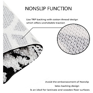 Estmy Gothic Rug Spider Web Indoor Halloween Rug 2x3, Plush Gothic Cute Fun Halloween Bathroom Rugs Non Slip Kitchen Rug Washable, Halloween Throw Area Rugs for Front Door Porch Indoor Doormat