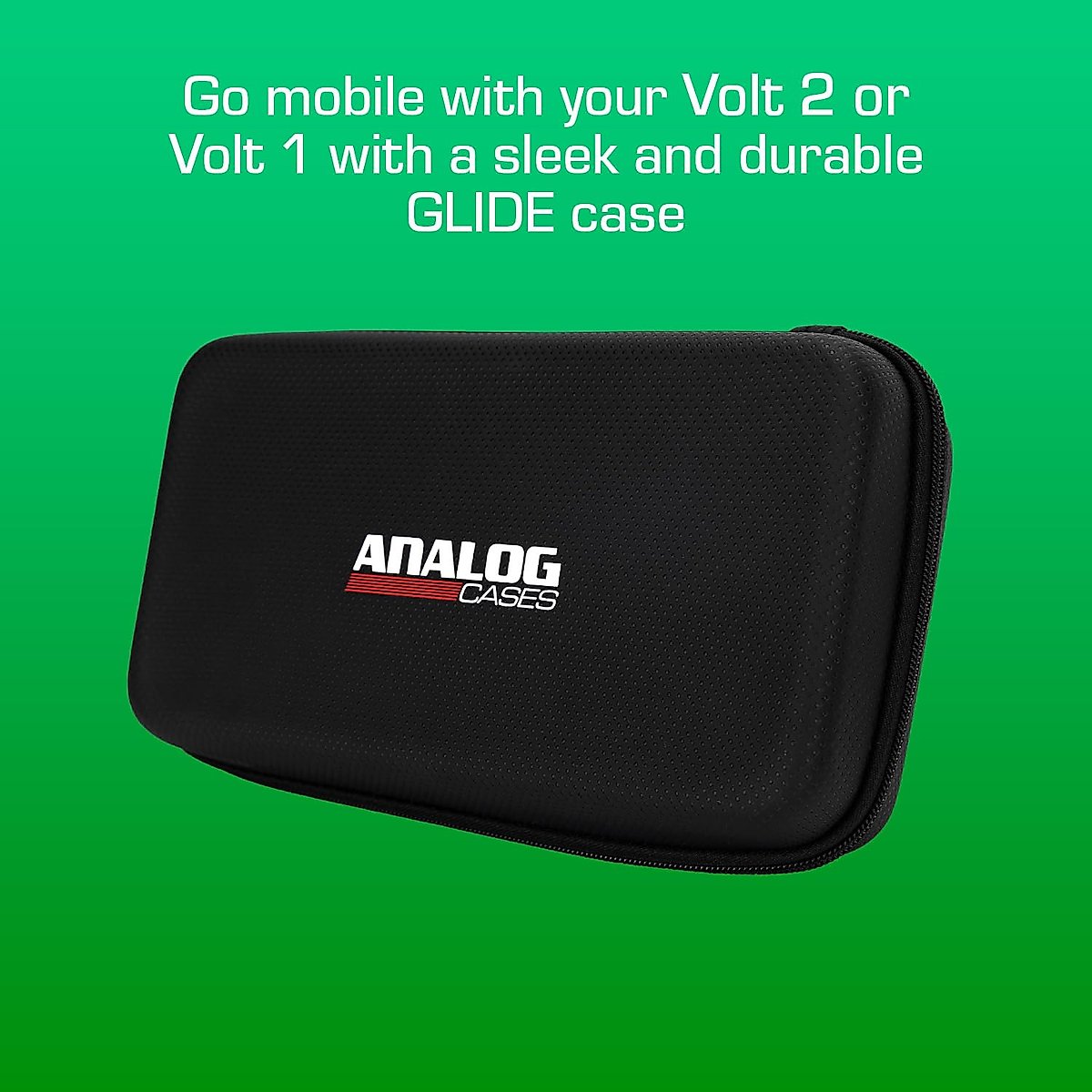 ANALOG CASES Universal Audio Volt 1/2 / Apollo Solo/Arrow/Focusrite Scarlett 4i4 Case - Custom-Fitted Compact GLIDE Case for Travel