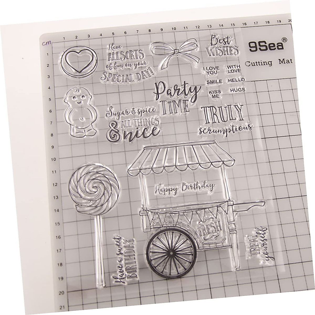 HEALEEP Stamp Sheets Christmas Scrapbook s DIY Scrapbooking Supplies Cling s Clear s Making Supplies Transparent s Postage s Upholstery Supplies Account Finished Chapter Ink Stamps