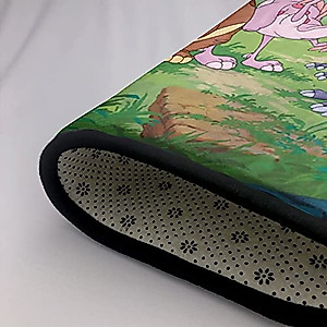 Cartoon The Land Before Time Carpet Fancy Area Rugs Throw Rugs Bedroom Rugs Floor Rugs Skin-Friendly Living Room Carpets Indoor Area Rug for Boys Girls Baby Bedroom Birthday Gifts 60×39in