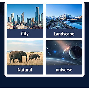 Jahy2Tech Telescope for Kids Adults Astronomy Beginners Professional Astronomical Refractor Telescope with 70mm Aperture and 300mm Focal Length,Adjustable Tripod Stand,Mobile Phone Holder(White)